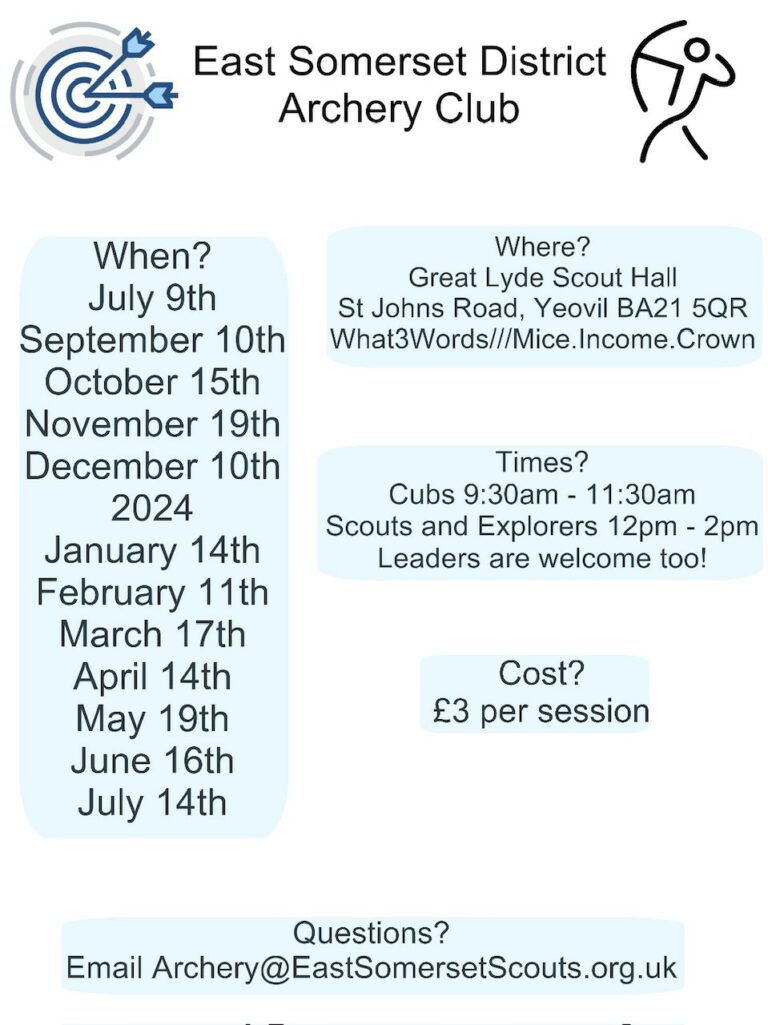 Archery 2023 2024 | East Somerset